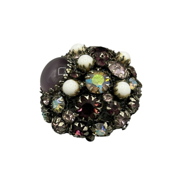 Miriam Haskell | Jewelry | Miriam Haskell Mid Century Rhinestone ...